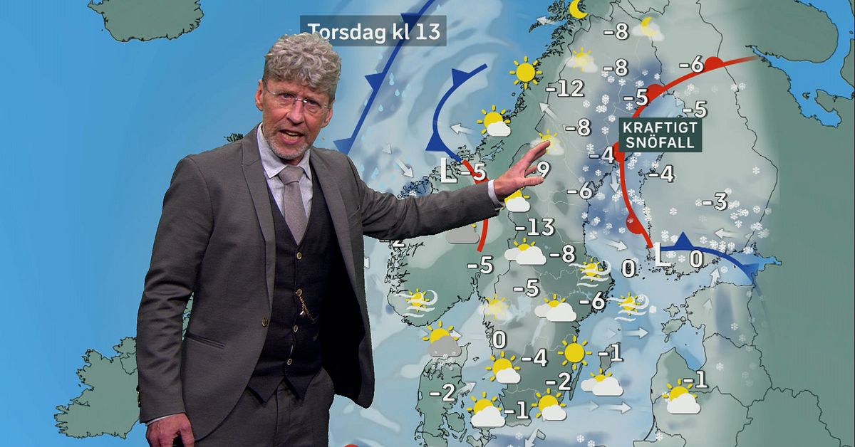 SMHI varnar för mer snö SVT Nyheter