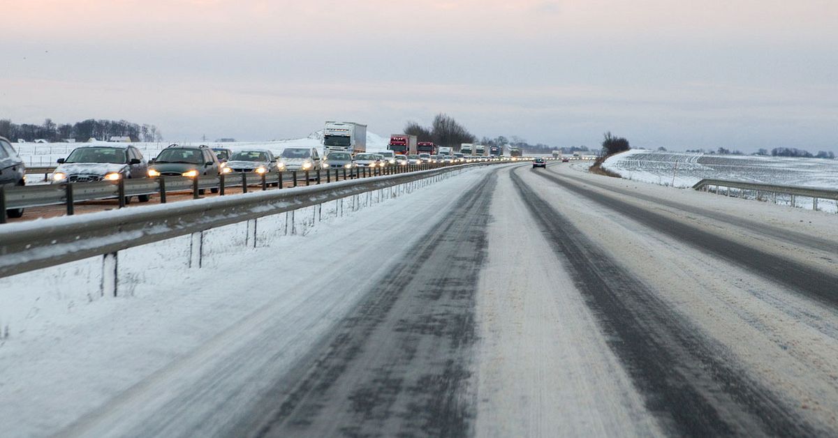 Nu kommer snön till Skåne SVT Nyheter
