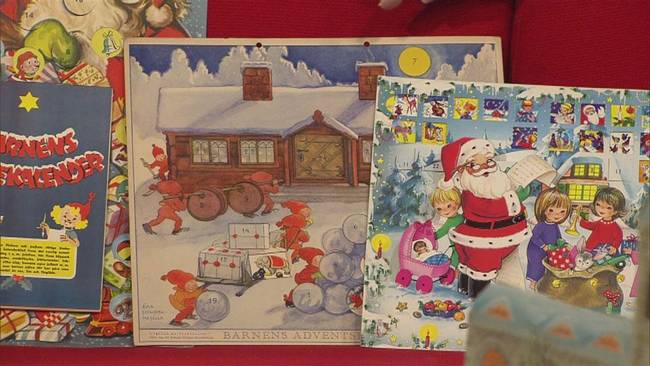 Julfantast med 1 500 julkalendrar | SVT Nyheter