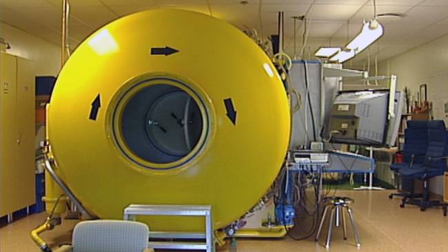 Tryckkammare stannar i Helsingborg | SVT Nyheter