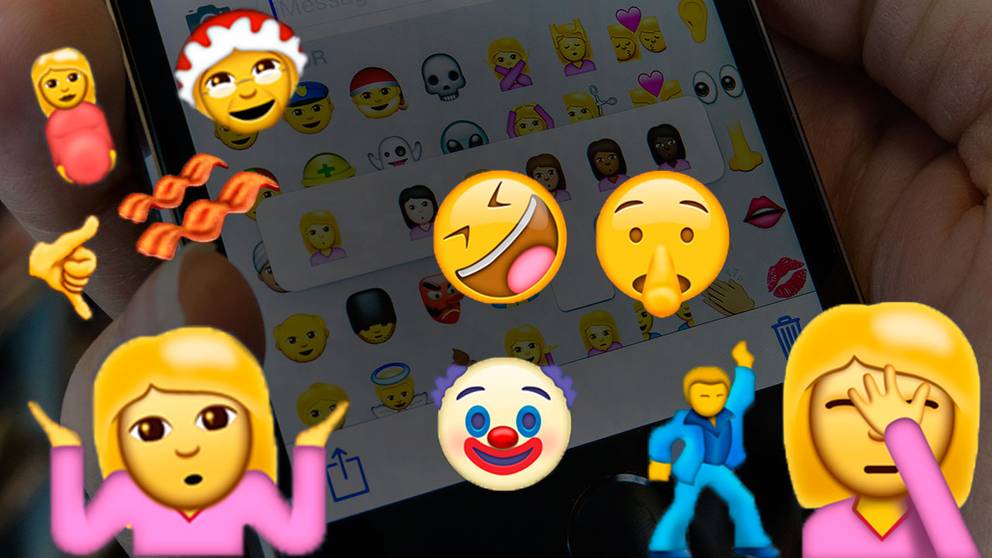 Så kan de nya emojisarna se ut – vilken saknar du? | SVT Nyheter