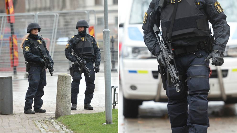 Svenska poliser utbildas i att bekämpa terrorism | SVT Nyheter