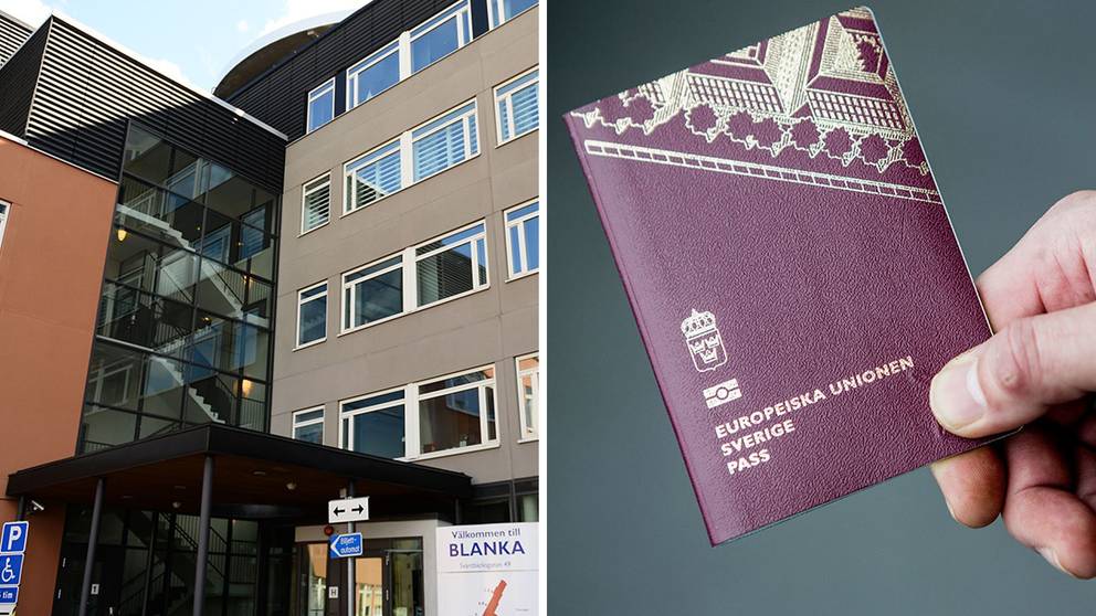 Långa passköer hos polisen | SVT Nyheter