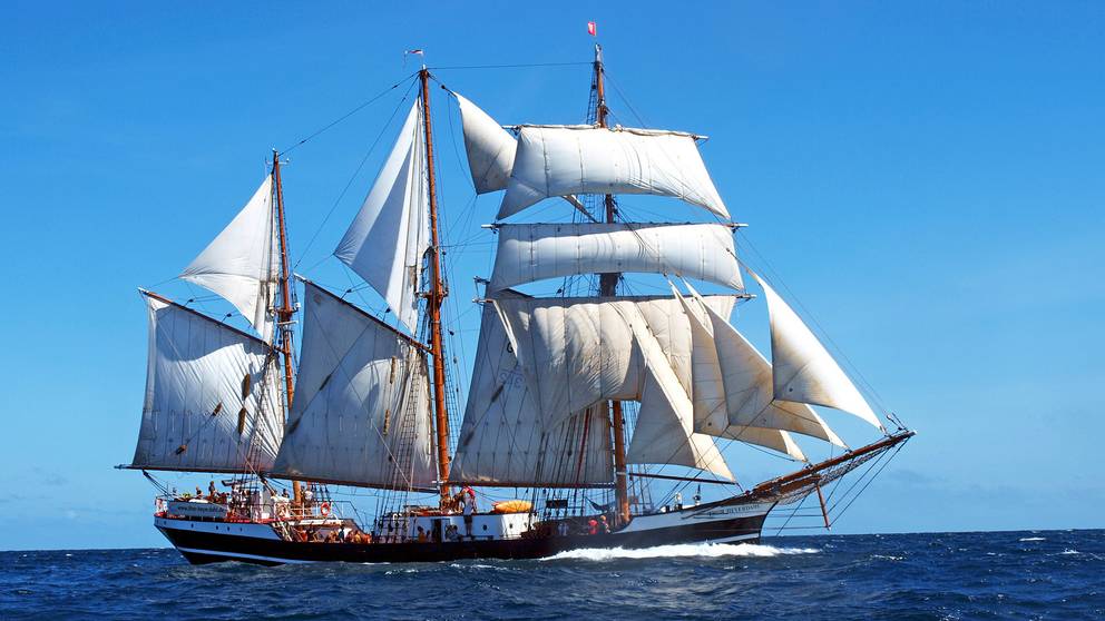 Forskare bjuds in till samarbete – på segelfartyg | SVT Nyheter
