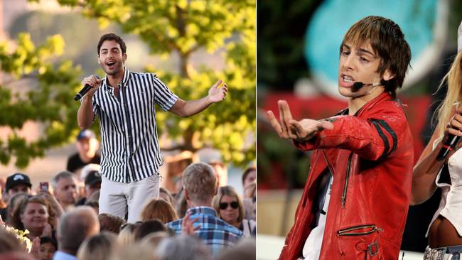 Se Darins reaktion på sin allsångsdebut | SVT Nyheter