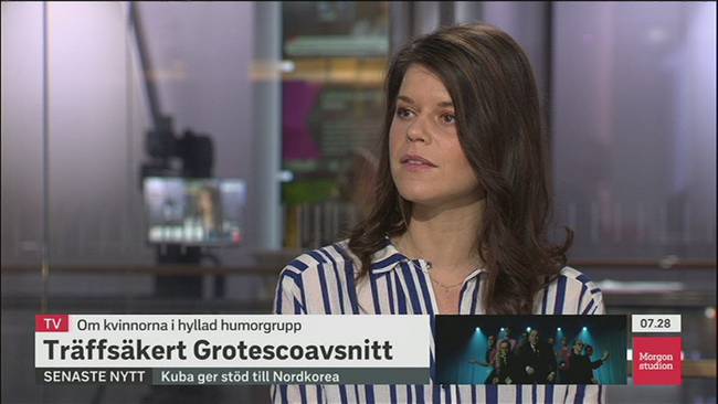 Emma Molin från Grotesco: Så här ser det ut för skapande kvinnor | SVT ...