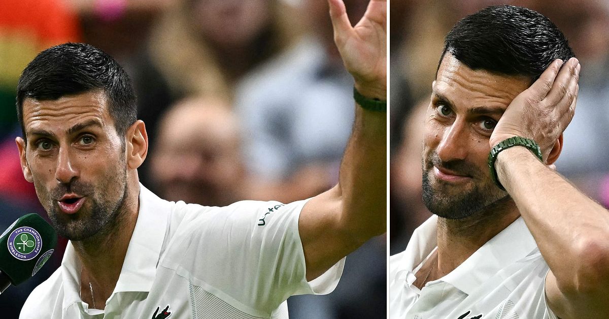 Tennis: Novak Djokovic buades ut efter vinsten mot Holger Rune i Wimbledon | SVT Sport