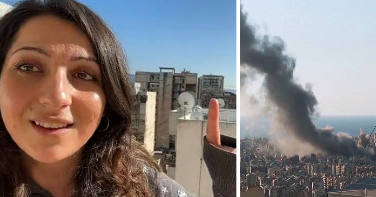Batoul från Göteborg fast bland bomberna i Libanon | SVT Nyheter