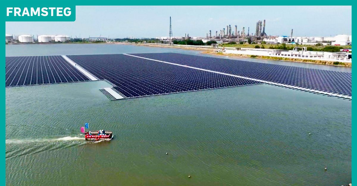 Här satsar Kina på enorm park med flytande solkraft | SVT Nyheter