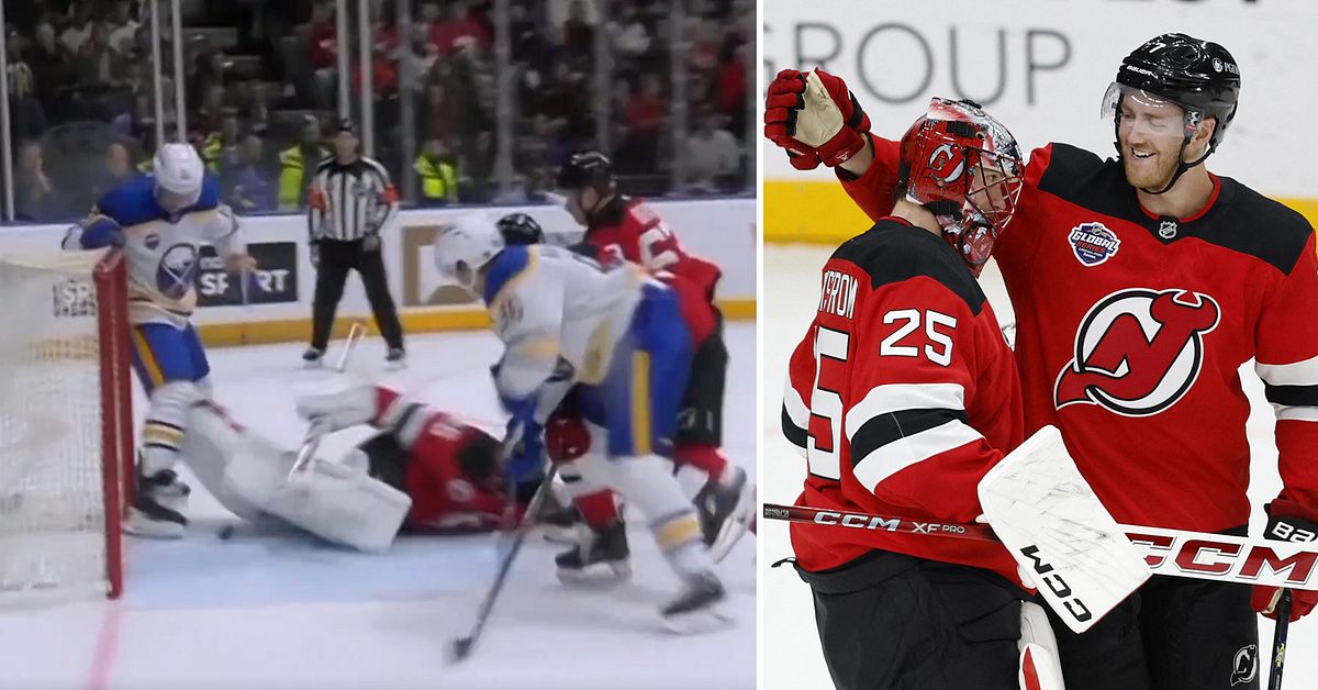 New Jersey vann NHL-premiären mot Buffalo i Prag – superräddning av ...