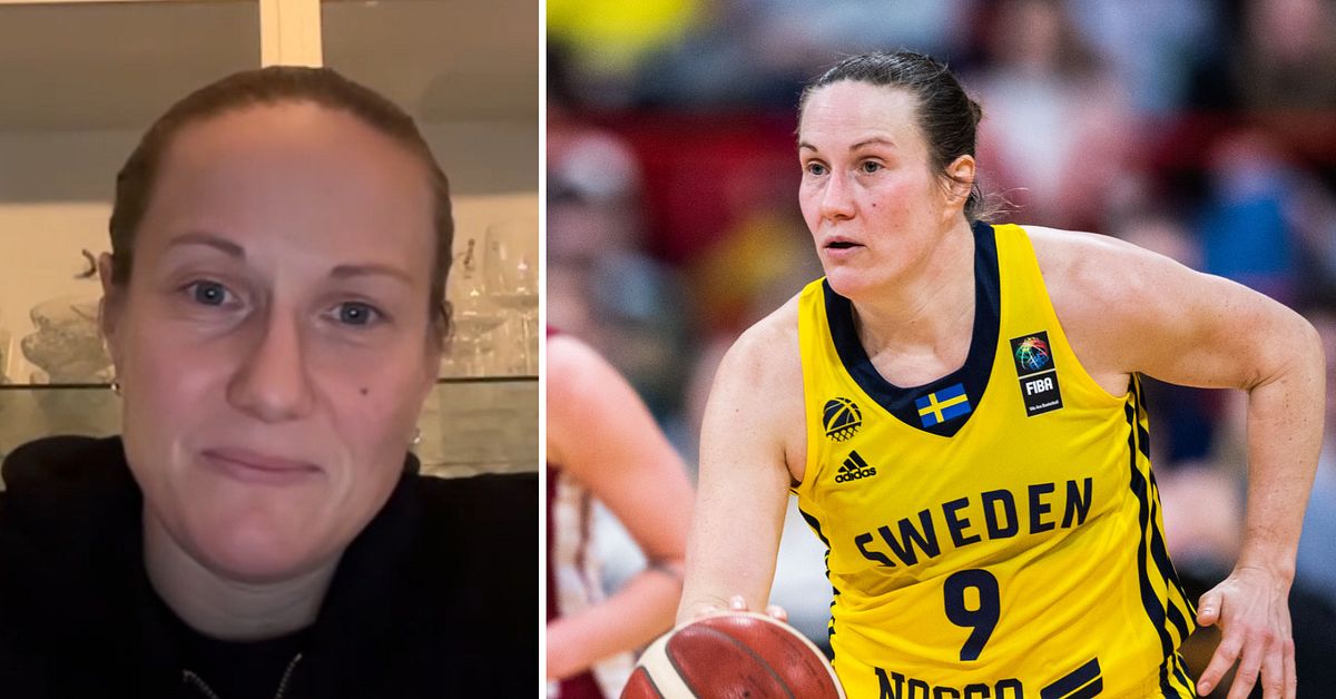 Basket: Efter svåra skadan – Elin Eldebrink räknar med att vara tillbaka till basket-EM | SVT Sport