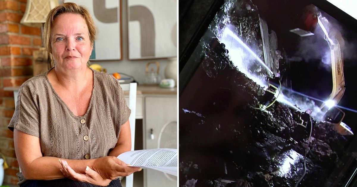 Brandmannen Veronica delade bilder på sopberget i Skultuna – anmäldes av Think Pink | SVT Nyheter