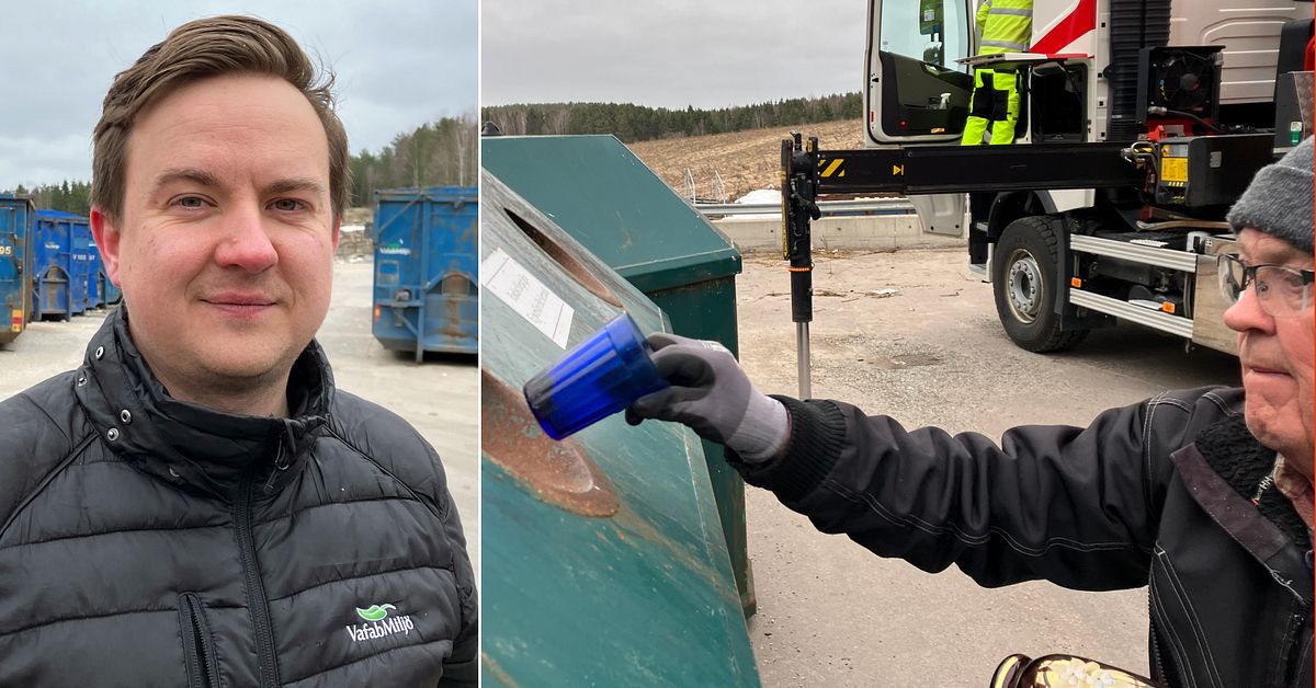 Inget matavfall till lunch för vildsvinen på tippen i Fagersta – som ...