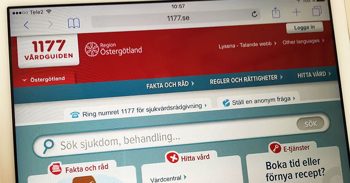 Östergötland kritiseras för brister i 1177-tjänsterna | SVT Nyheter