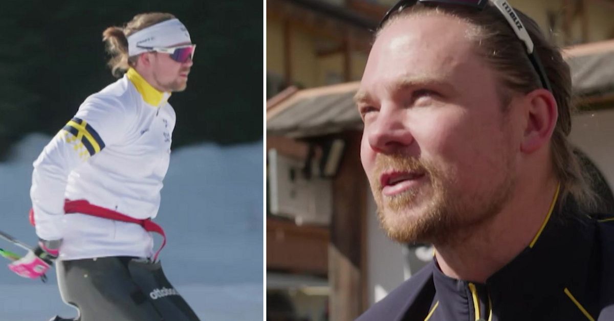 Här visar Arnt-Christian Furuberg upp sin nya sitski: ”den lättaste ...