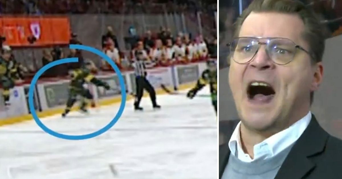 Ishockey: Lukas Lagerberg fick matchstraff i Kalmars kross av ...