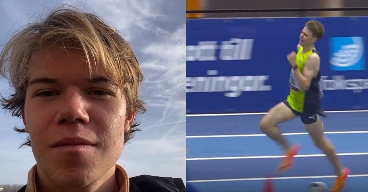 Friidrott: Svenskt rekord av Jonathan Grahn – på första försöket | SVT ...