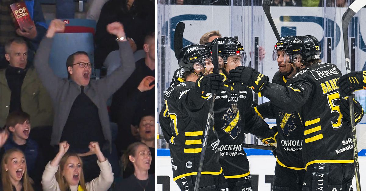 Ishockey: Kungligt jubel på Hovet när AIK vann: ”De har stora AIK-hjärtan” | SVT Sport