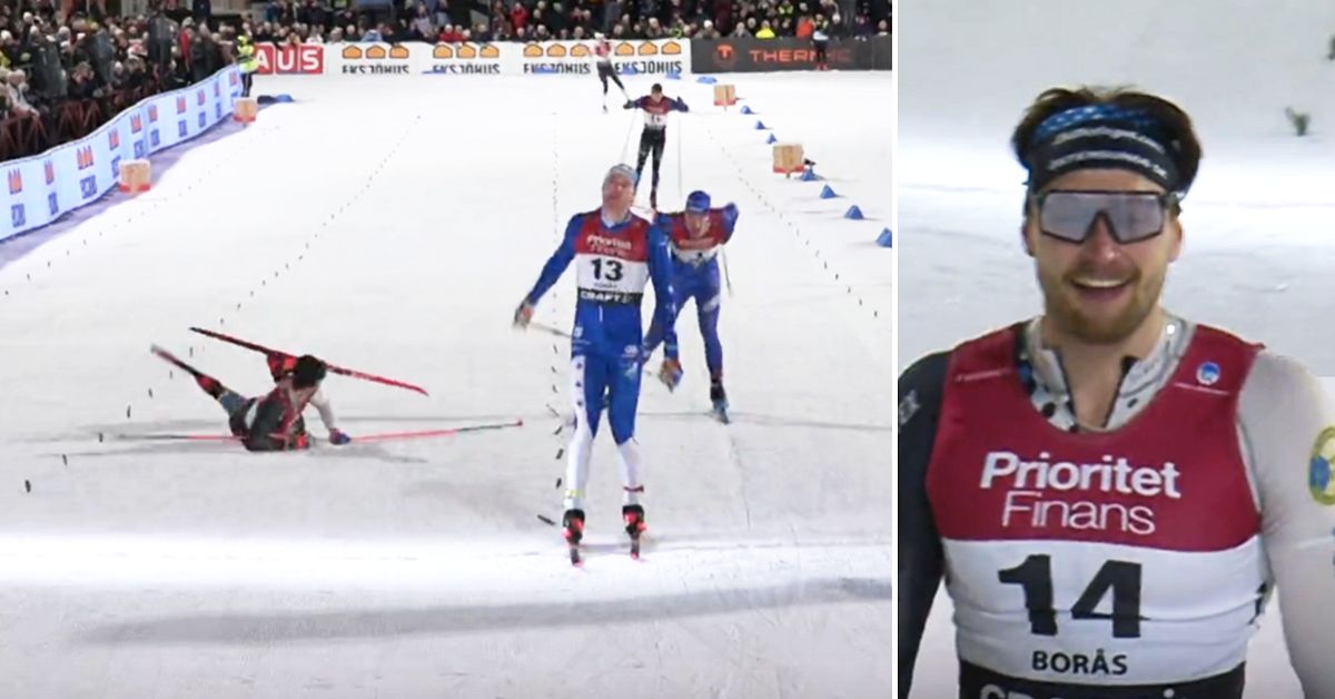 Längdskidor: Adam Persson ramlade på upploppet – tog sig upp och ...