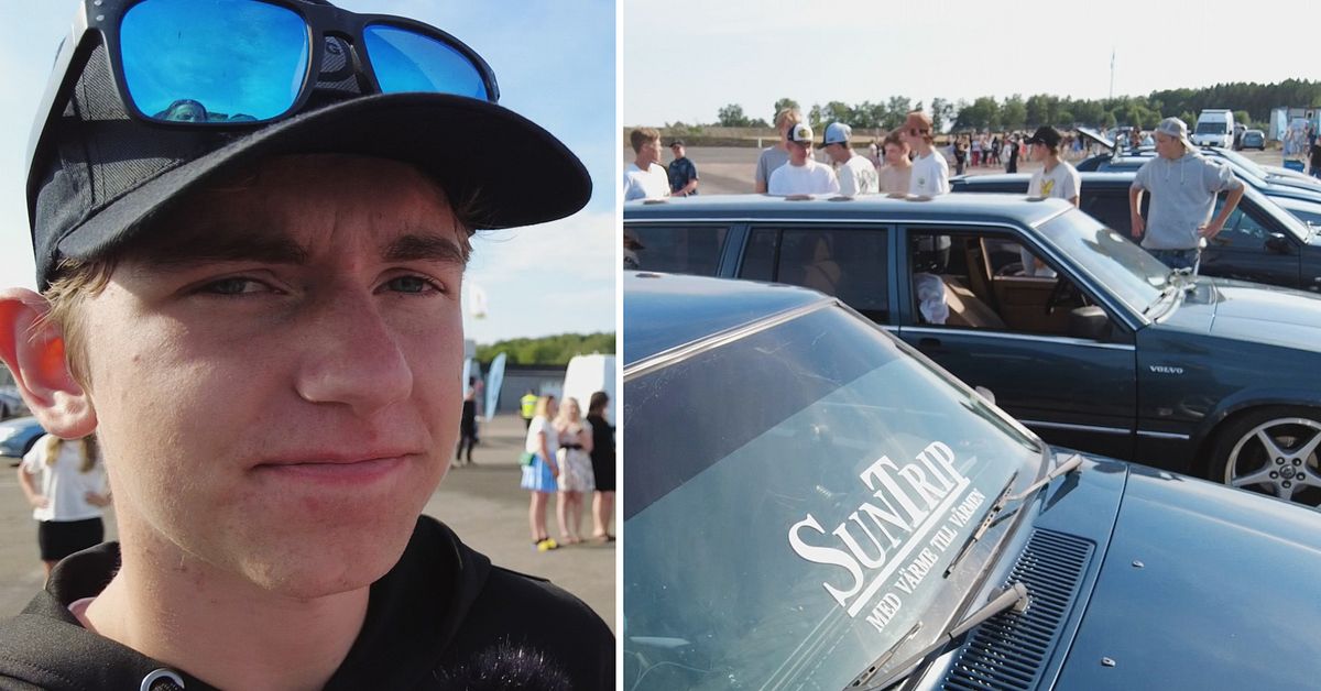 Epa-entusiaster firade drogfri skolavslutning i Falkenberg | SVT Nyheter