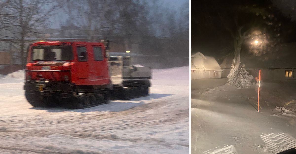 Söderåsens nya bandvagn fick rycka ut i snökaoset – hjälpte hemtjänsten ...