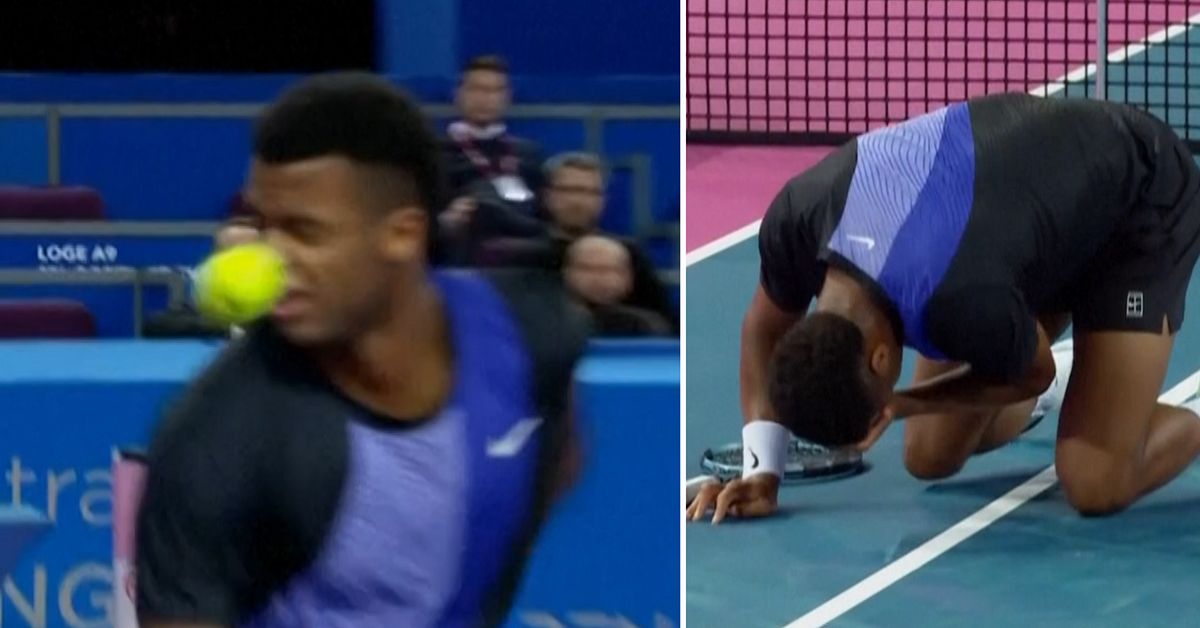 Tennis: Tvingas bryta matchen – efter att ha träffat sig själv i ögat ...