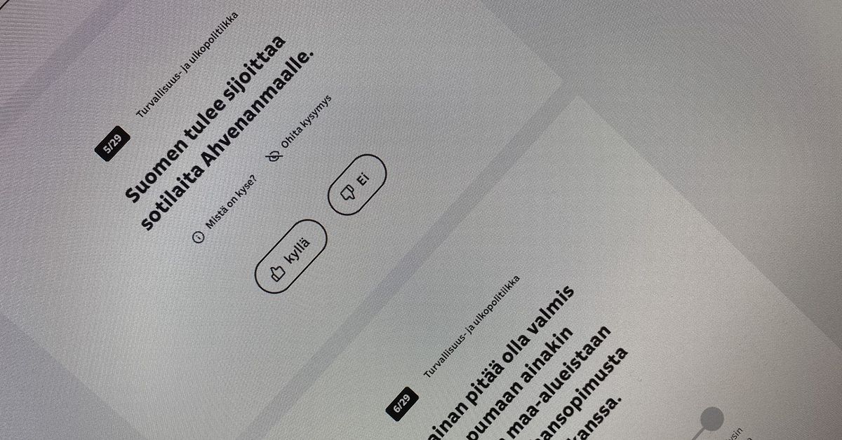 Presidenttiehdokkaan valintaan lisäapua Ylen vaalikoneesta | SVT Nyheter