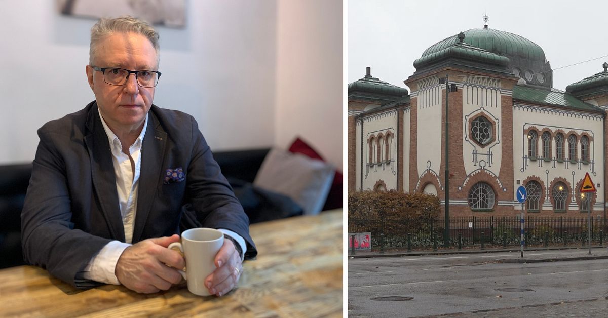 Judiska församlingen håller sluten ceremoni till minne av Kristallnatten | SVT Nyheter