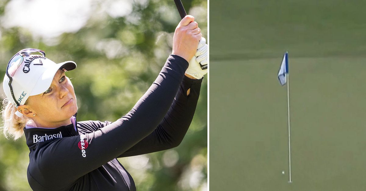 Golf: Madelene Sagström briljerade direkt – satte sin första hole in ...