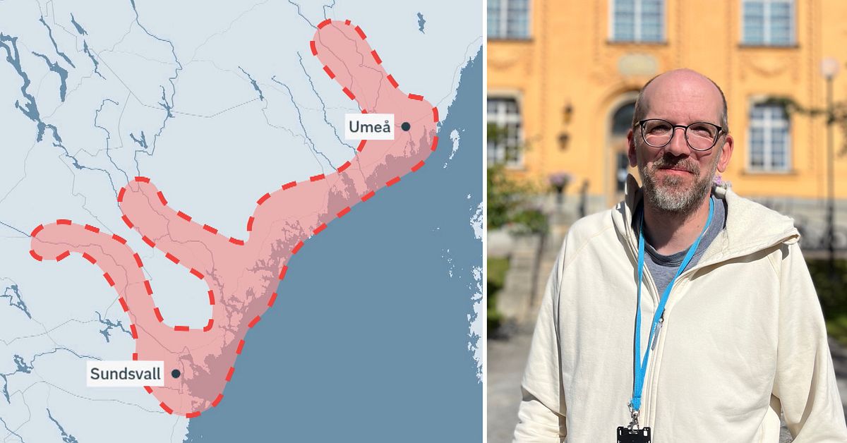 Västernorrland utpekat som riskområde för jordskred | SVT Nyheter