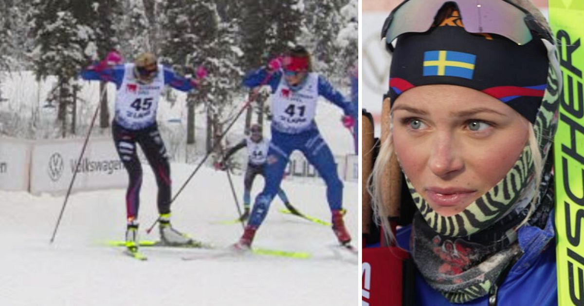 Längdskidor: Frida Karlssons ilska i spåret: ”Va fan!” | SVT Sport