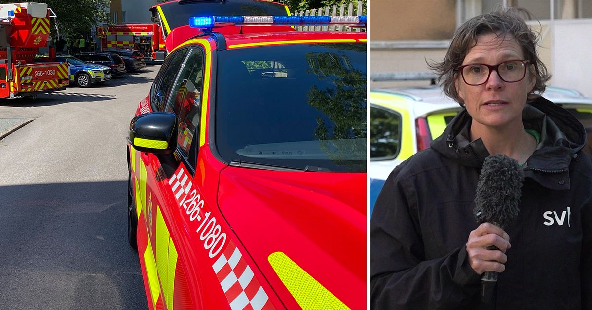 Kvinna och två barn döda efter brand i Lyckeby: ”Många är chockade” | SVT Nyheter