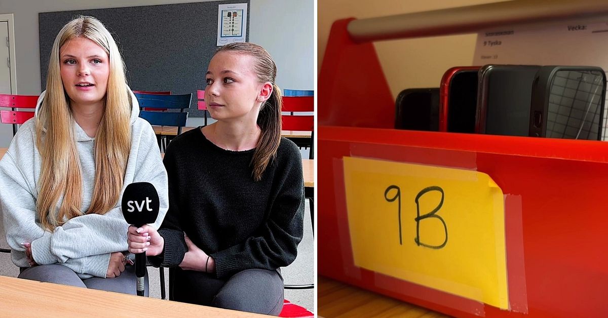 Storåskolan är redan mobilfri | SVT Nyheter