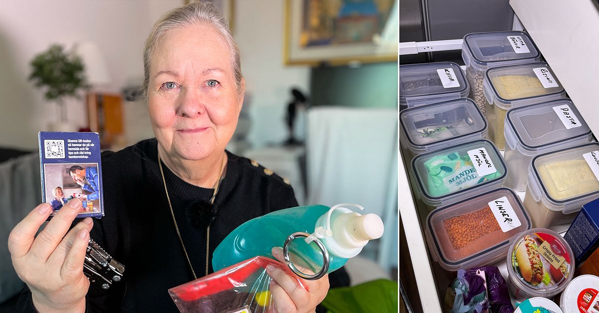 Anette, 64, i Göteborg har preppat för att klara tre månader utan el ...
