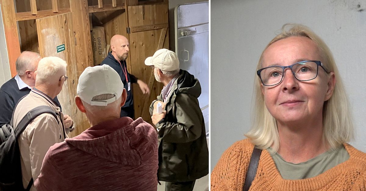 Fick se sitt skyddsrum för första gången: ”Otroligt viktigt” | SVT Nyheter