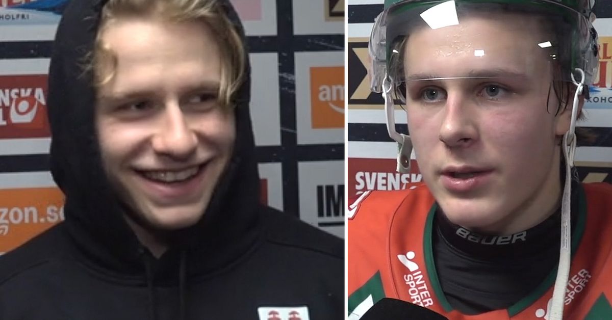 Ishockey: Alfons Freij efter mötet med JVM-kamraten Ivar Stenberg ...