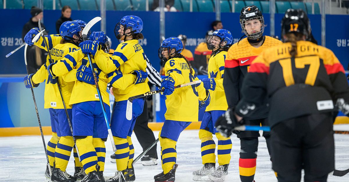 Ishockey: Sverige utklassade Tyskland – klart för final i ungdoms-OS ...