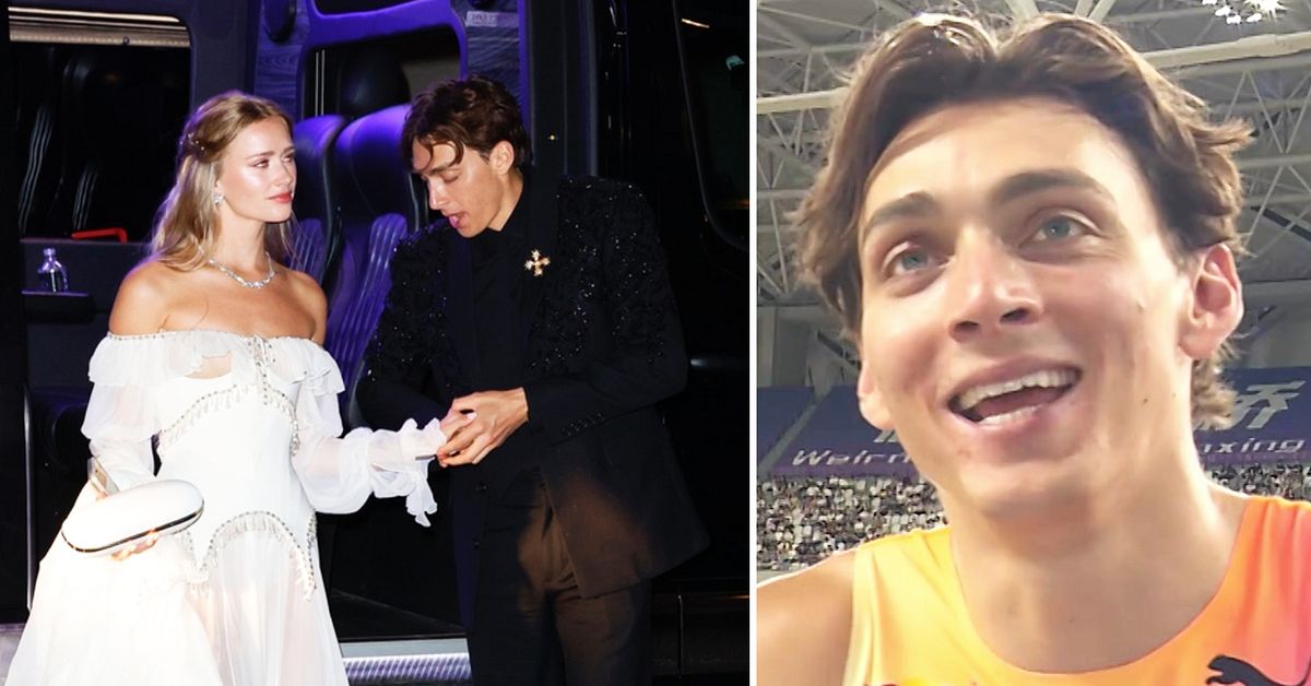 Friidrott: Armand Duplantis pikar frun efter galan: ”Lät mig inte ...