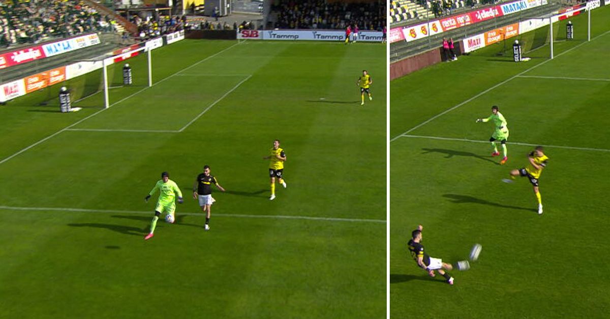 Fotboll: Oavgjort mellan AIK och Mjällby efter målvaktstabbe av Noel Törnqvist | SVT Sport