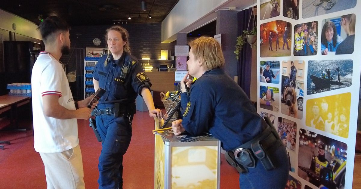 Här tar Hassan i Malung första steget till att bli polis | SVT Nyheter
