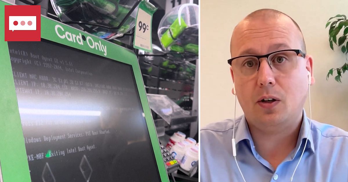 Dyr nota efter IT-haveriet – medarbetare fick presentkort på hämtmat | SVT Nyheter