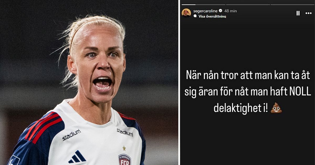 Fotboll: Caroline Seger går till attack mot fotbollschefen Roger ...