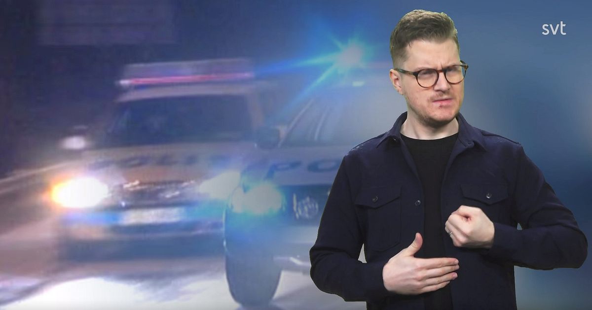 Man gripen efter skott mot polis | SVT Nyheter