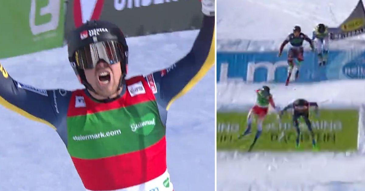 Skicross: Ny seger för Erik Mobärg – vann i Österrike | SVT Sport