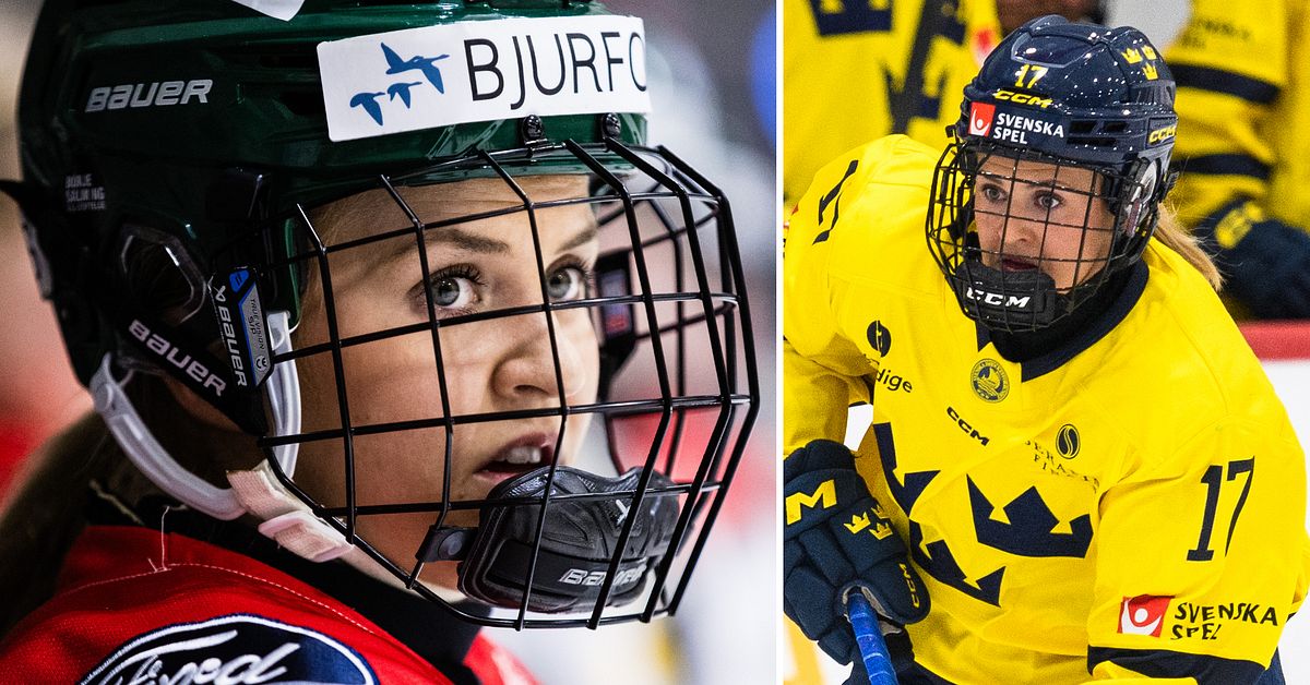Ishockey: Damkronornas Sofie Lundin i VM efter tuffa tiden | SVT Sport