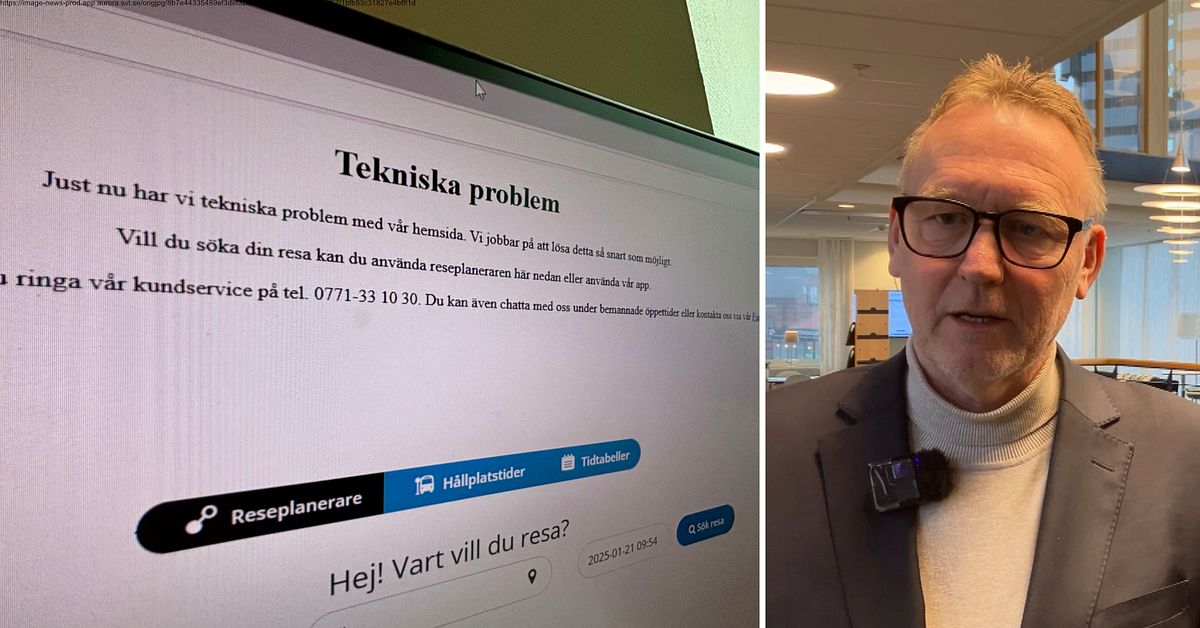 Hallandstrafikens hemsida låg nere en vecka – utsatt för överbelastningsattack | SVT Nyheter