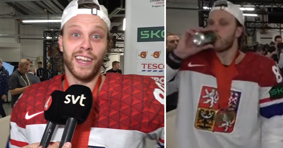 Ishockey: Tjeckien vann hockey-VM på hemmaplan i Prag – efter David Pastrnaks mål | SVT Sport