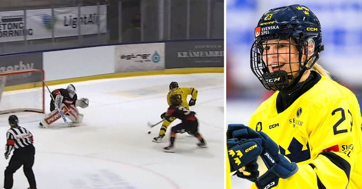 Ishockey: Sverige inledde hemmaturneringen med seger | SVT Sport