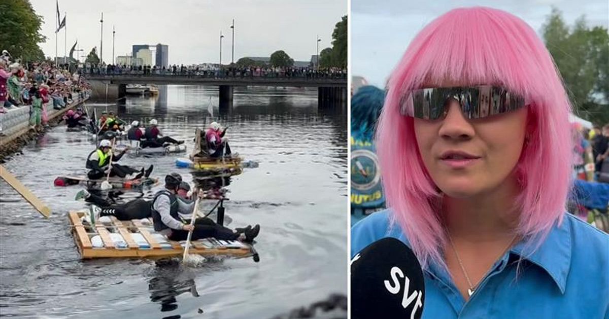 Nollningen i Halmstad avslutad – se regattan över Nissan | SVT Nyheter