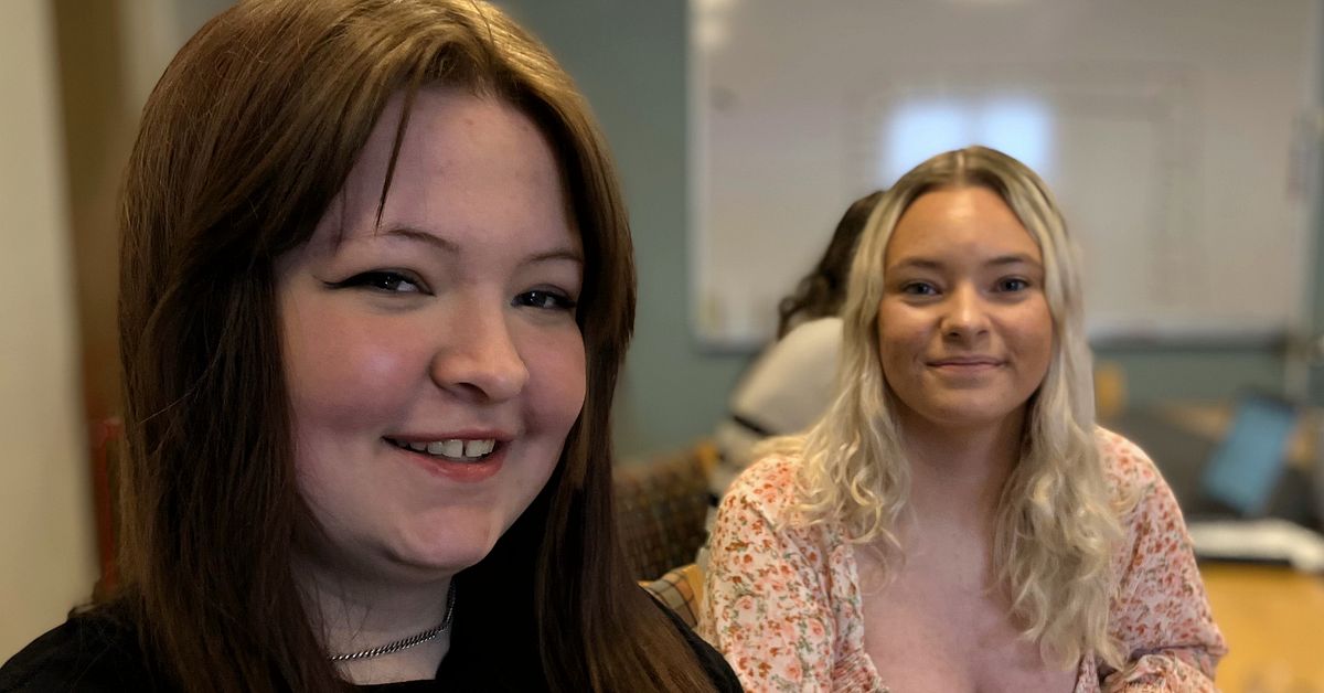 Wilma och Linnea ska få fler unga i Skellefteå att rösta i EU-valet ...